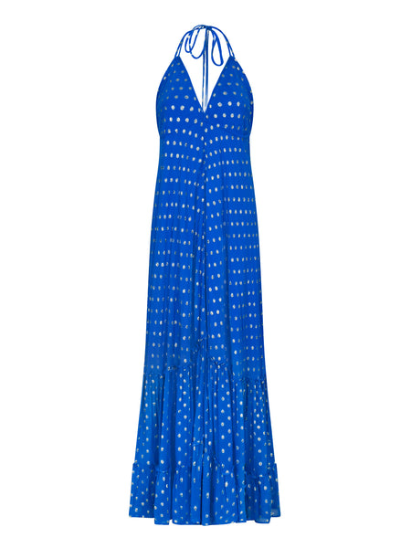 Stardust Official | Hanky Dress Electric Blue Dots