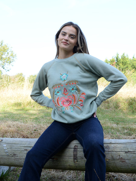 Meadow Sweatshirt Pistachio | Stardust Official